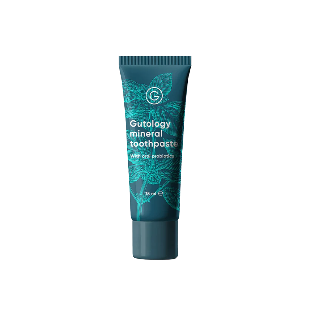 Gutology Toothpaste Travel size (7 Day Supply - 15ml) Wild Mint ...