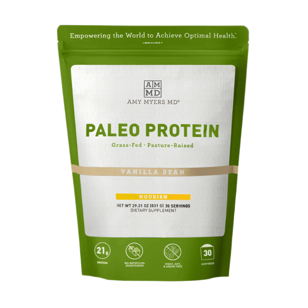 Buy Paleo Protein | Vanilla Bean | 831g - Fast UK Shipping – Proactive ...