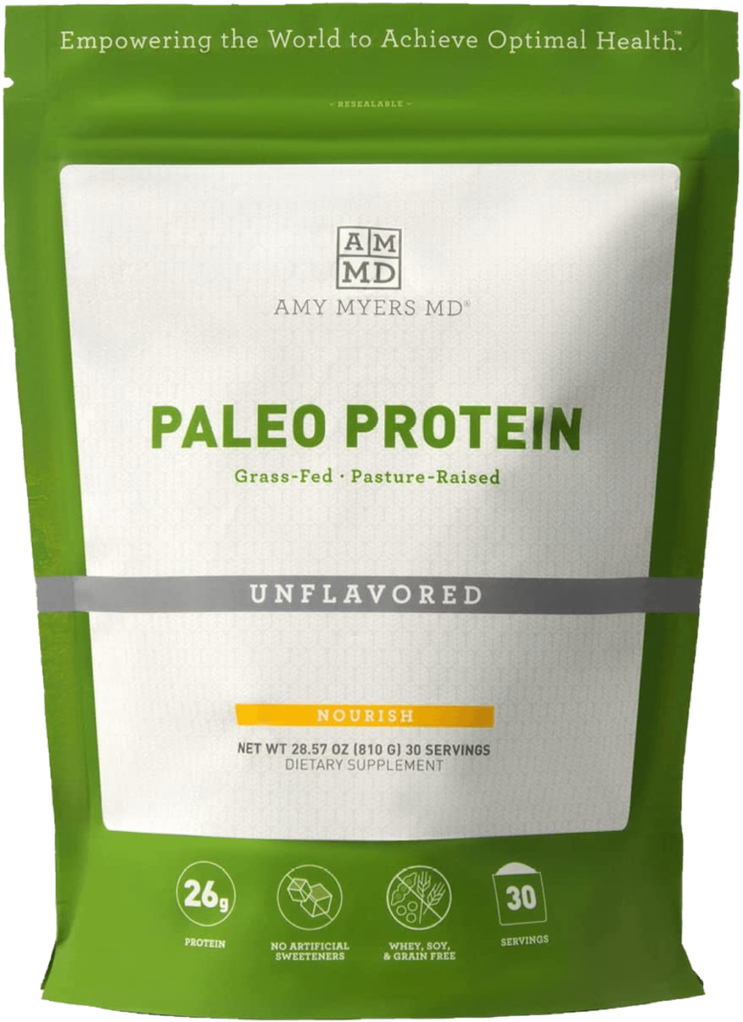 Buy Paleo Protein | Unflavoured | 810g - Fast UK Shipping – Proactive ...