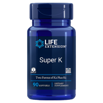 Buy Life Extension Super K Advanced K2 Complex 90 Soft Gels ...