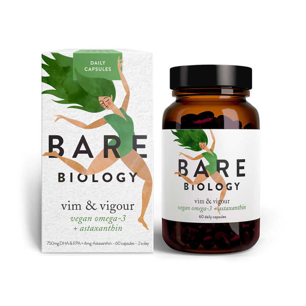 Buy Vim & Vigour (Vegan Omega-3) - 60 Capsules - Bare Biology UK ...